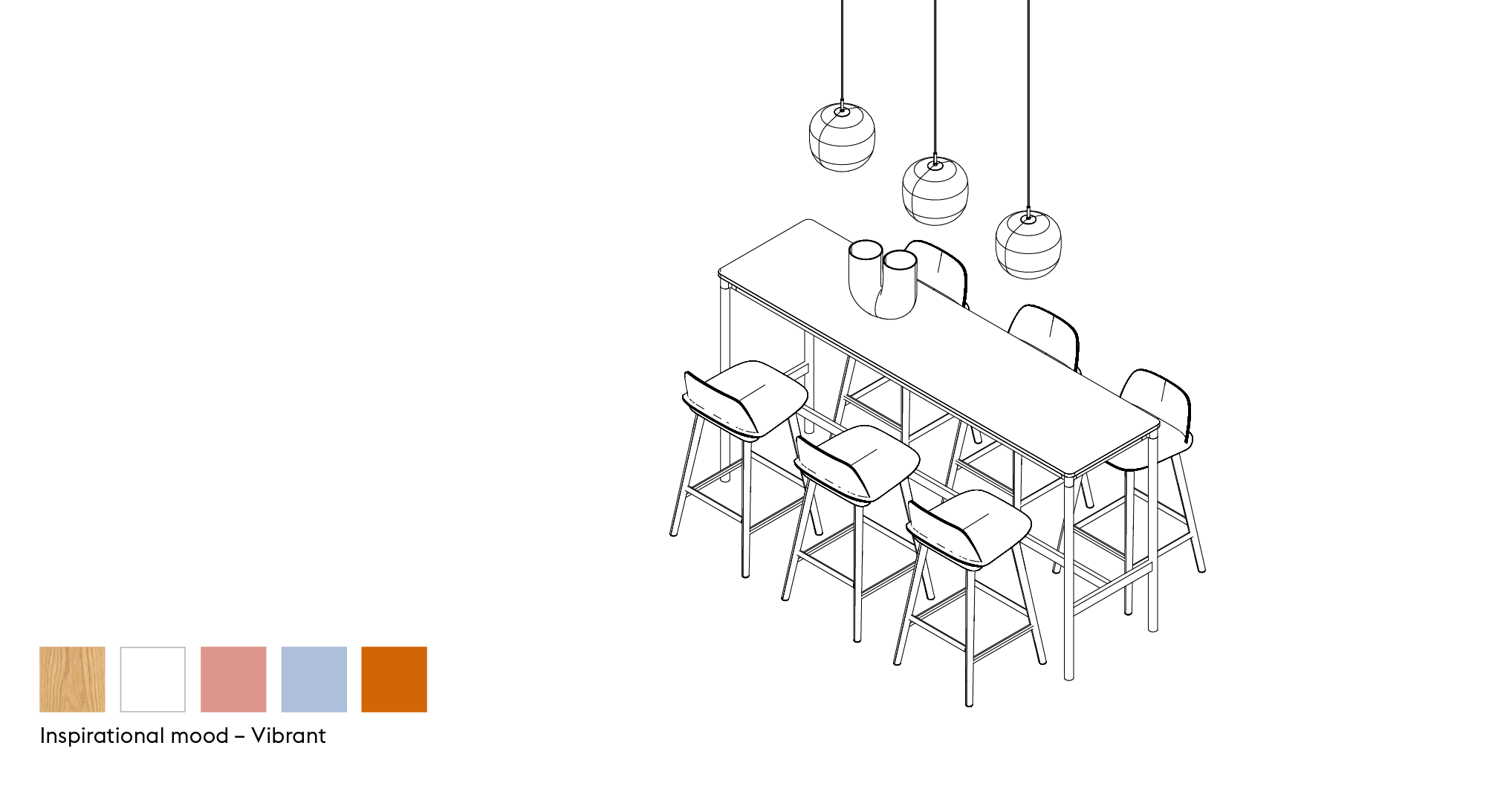 Base High Table (F) - Vibrant
