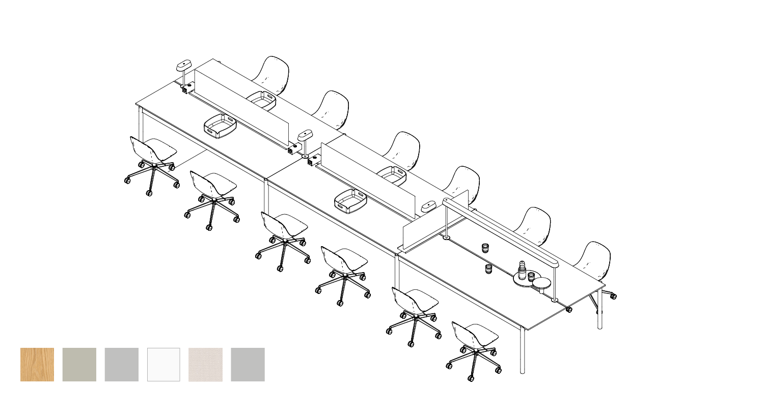 Linear System Table Configuration 1 (B) - Earthy