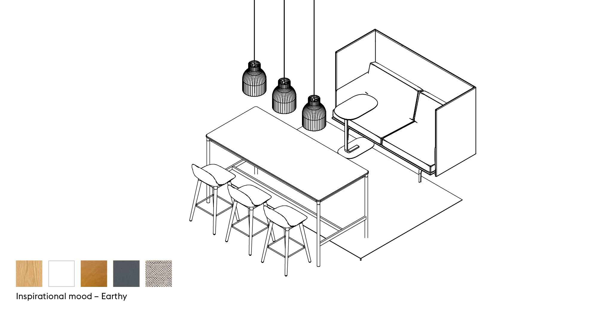 Base High Table (C) - Earthy