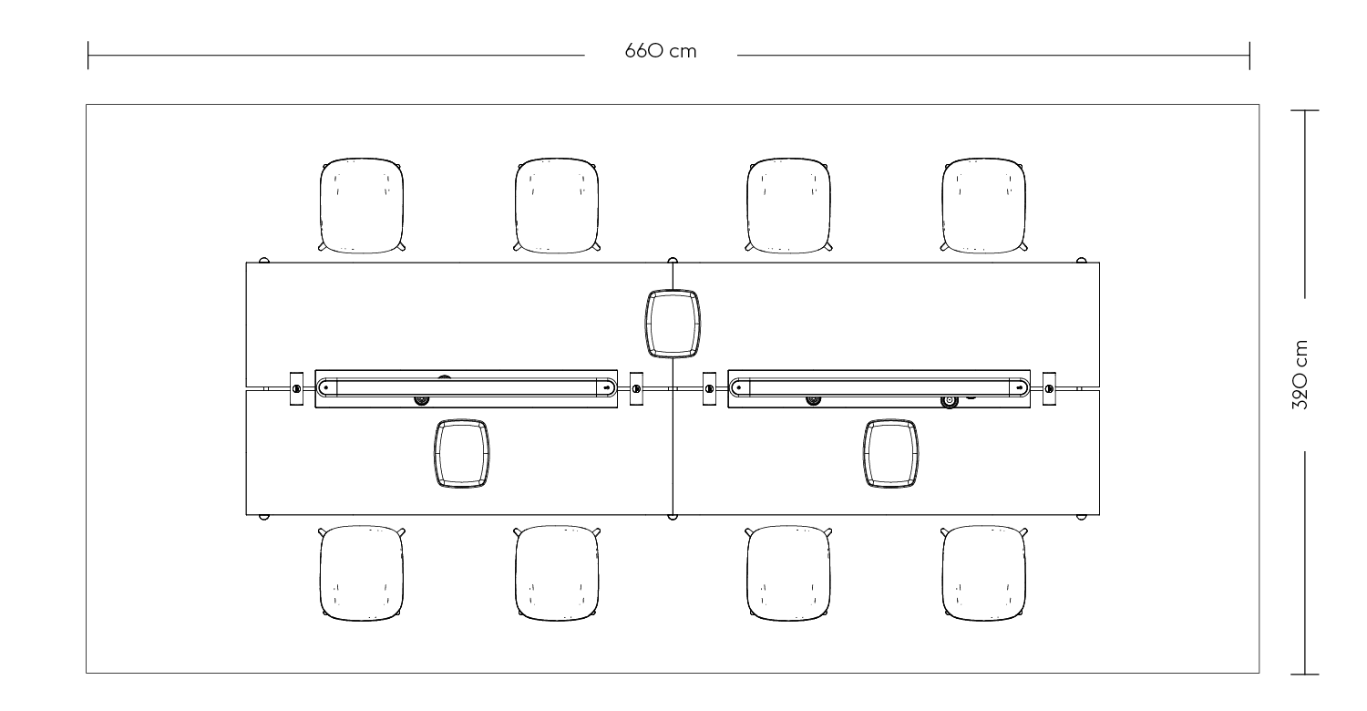 Linear System Table Configuration 2 (A) - Vibrant