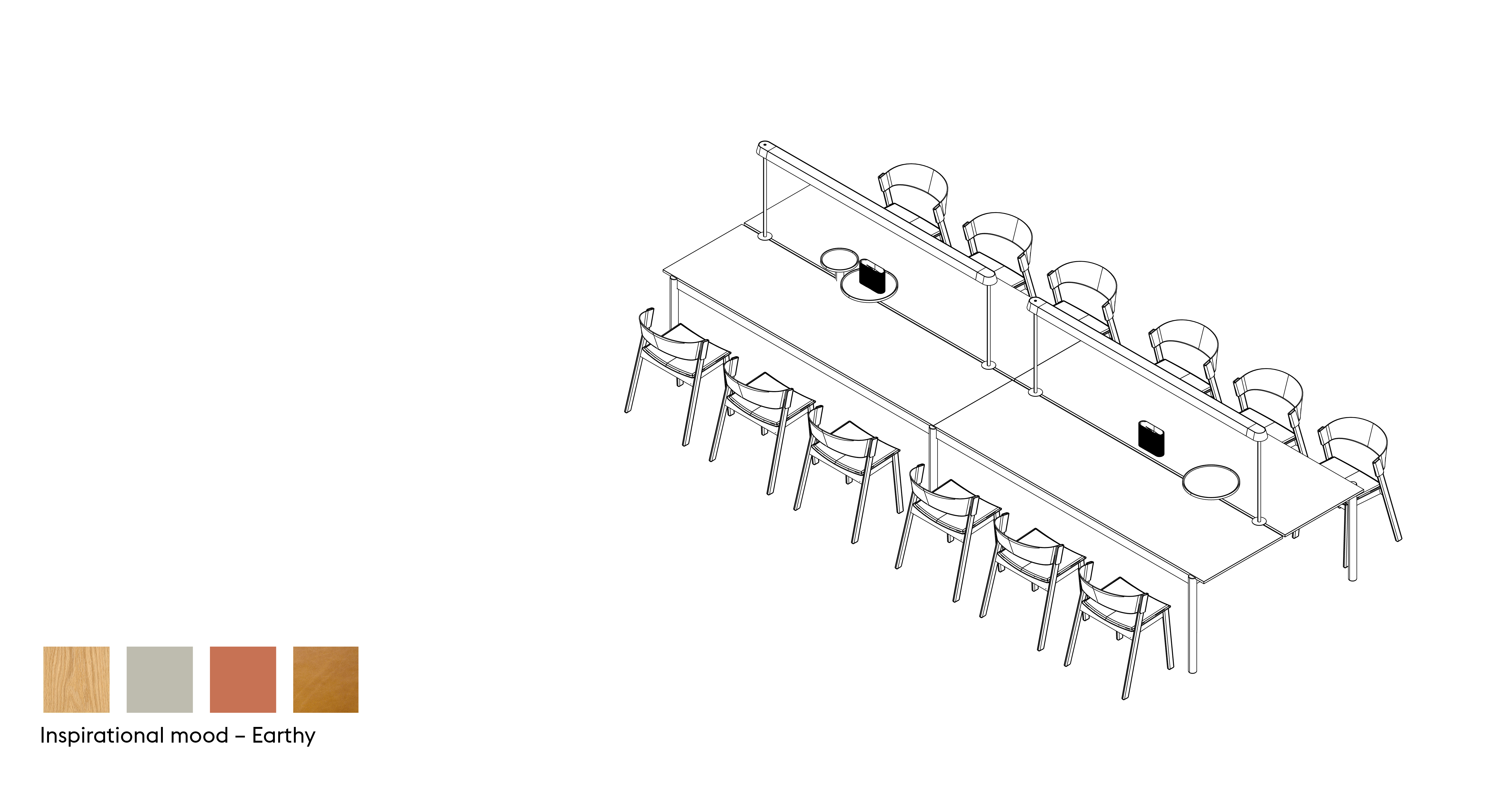 Linear System Table Configuration 2 (B) - Earthy